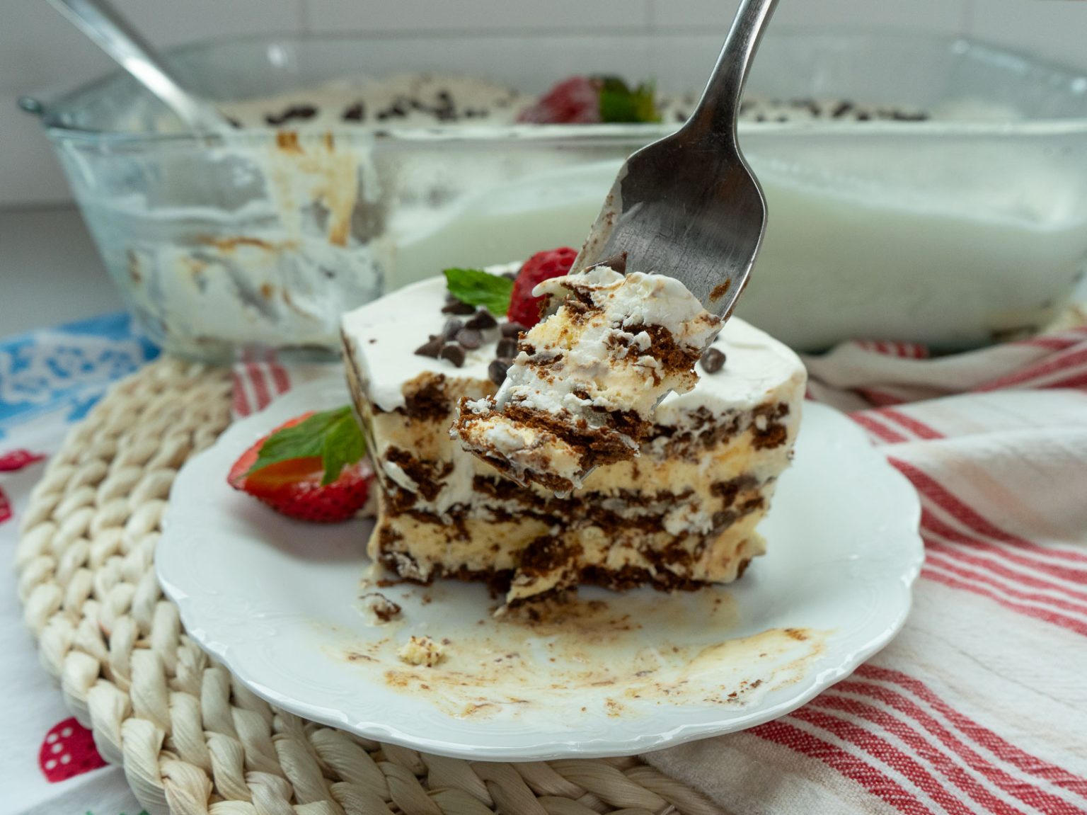 Easy Layered Ice Cream Dessert - Eat 2 Gather