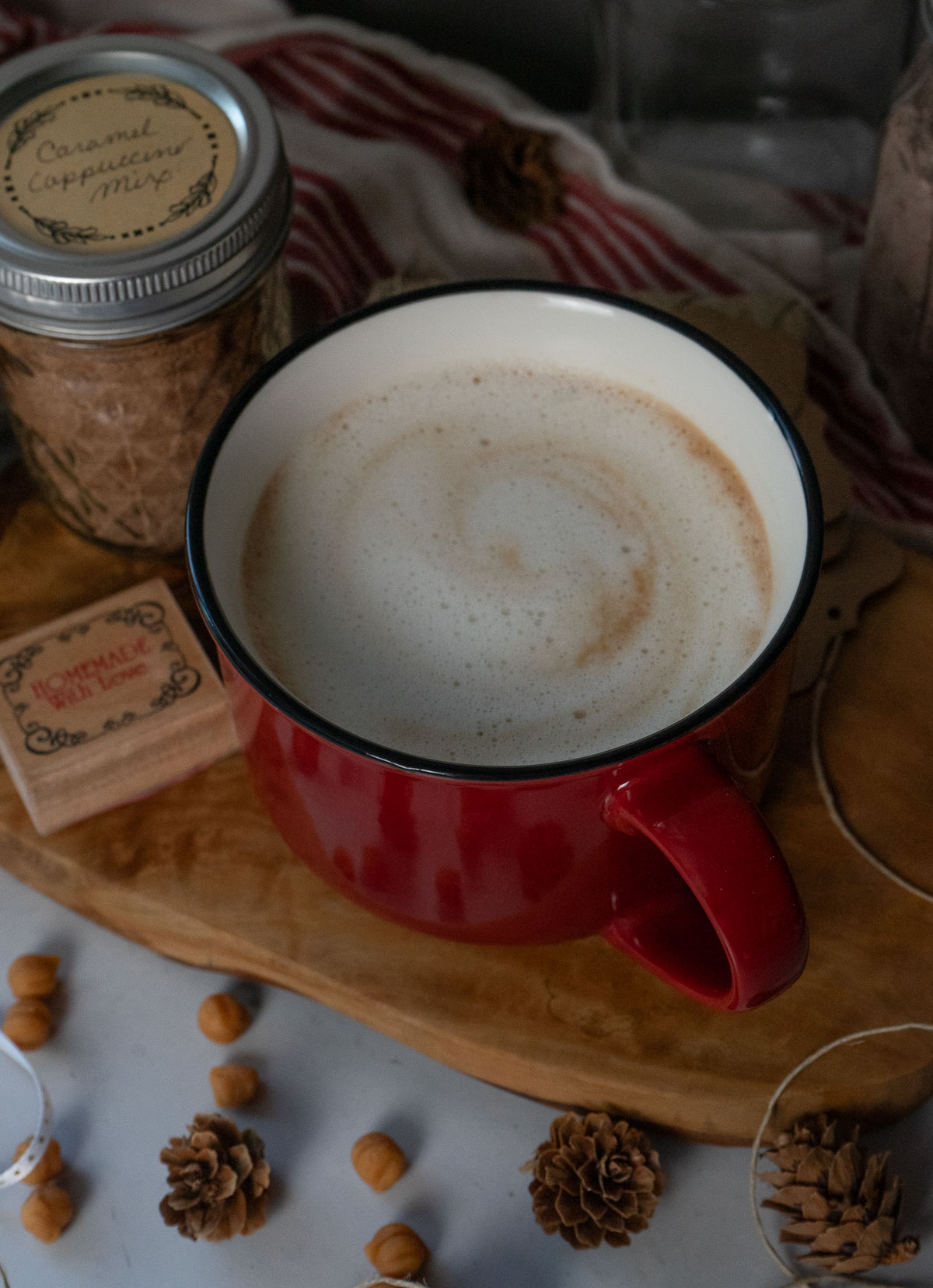 Homemade Caramel Cappuccino Mix ~ perfect for gift giving! - Eat 2 Gather