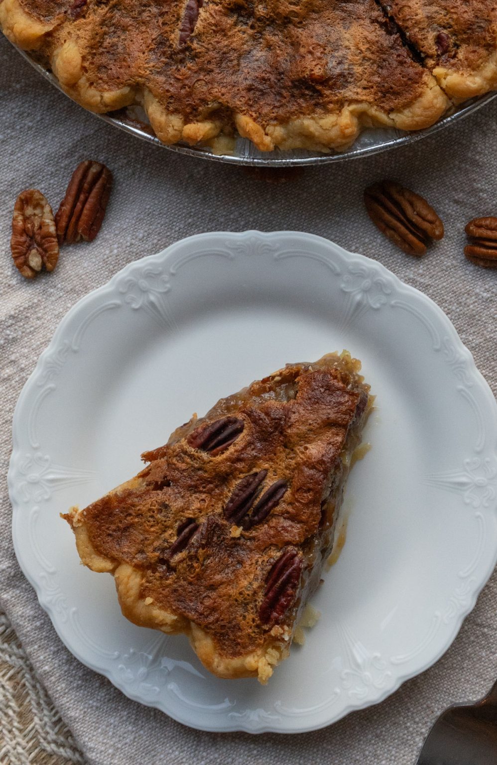 Perfect Pecan Pie with secret ingredient - Eat 2 Gather